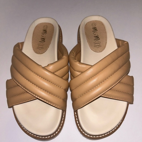Mi.iM | Shoes | Nwt Miim Puffy Strap Sandals | Poshmark